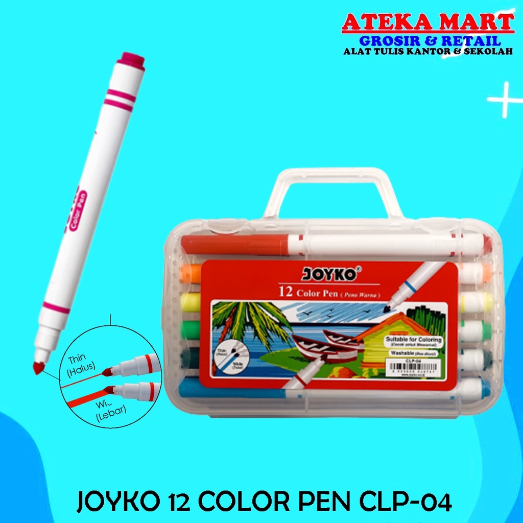 Jual JOYKO 12 SPIDOL WARNA CLP-04 | Shopee Indonesia