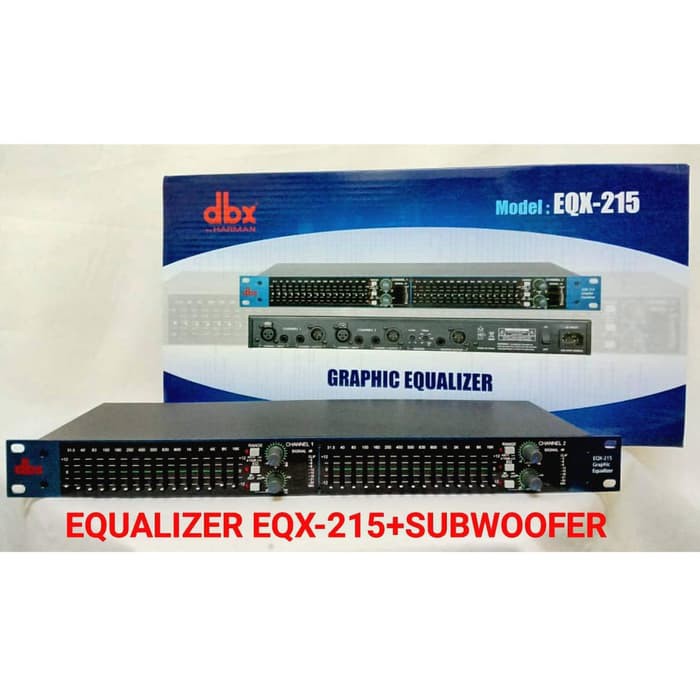 Jual Equalizer dbx eqx-215 eqx215 eqx 215 + Sub Woofer TERBAIK | Shopee Indonesia