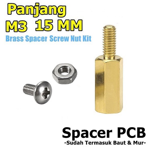 Jual Spacer speser kuningan Penyangga besi METAL LOGAM Dudukan COPPER ...
