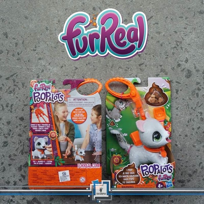 Jual Order Langsung Furreal Poopalots Lil Wags GREY KITTY CAT / Lilwags Fur Real Walkalots ...