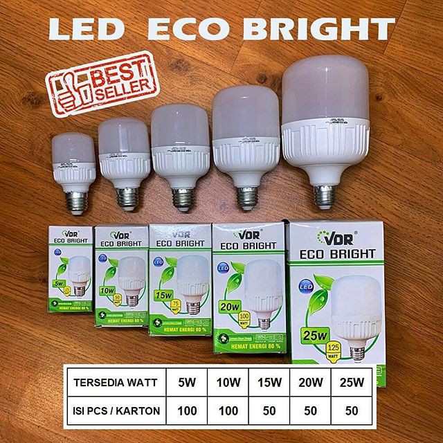Jual LAMPU LED Bohlam Putih Hemat Listrik | Shopee Indonesia