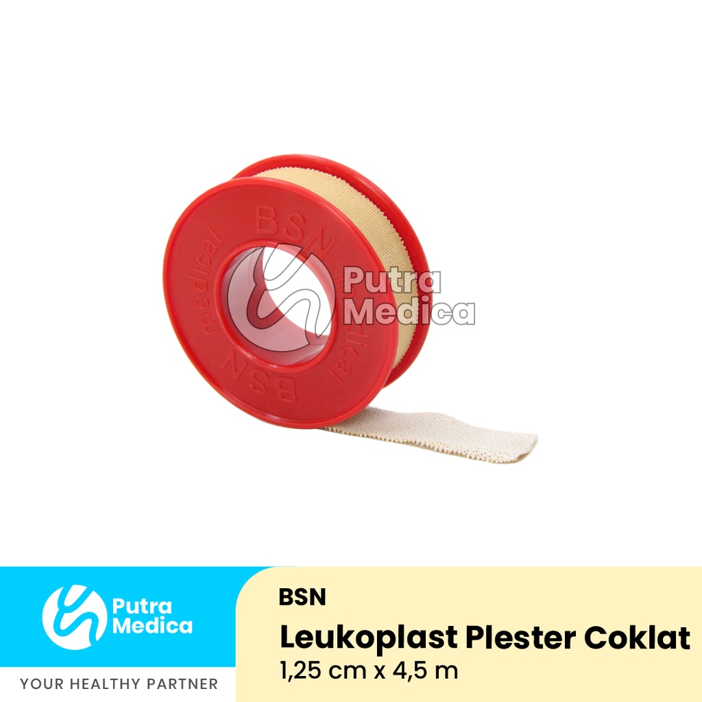 Jual Essity Leukoplast Plester Coklat Roll 1,25cm x 4,5m / Plaster Gulung Perekat Penutup Luka ...