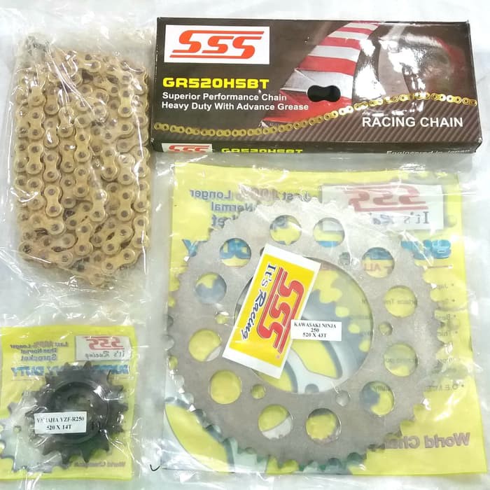 Jual Gearset SSS Yamaha R25 / MT25 Termurah Gear Set Gir Girset R 25 MT ...