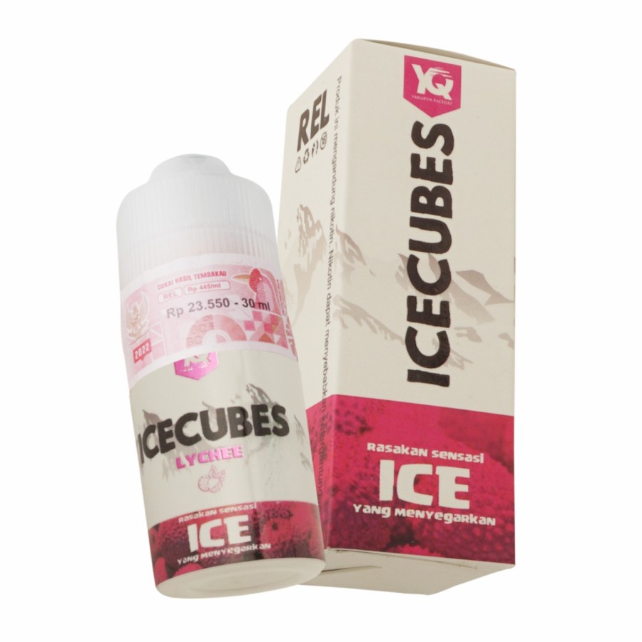 Jual Liquid Vape ICECUBES Saltnic Lychee Ice 30MG 30ML By Yaqueen ...