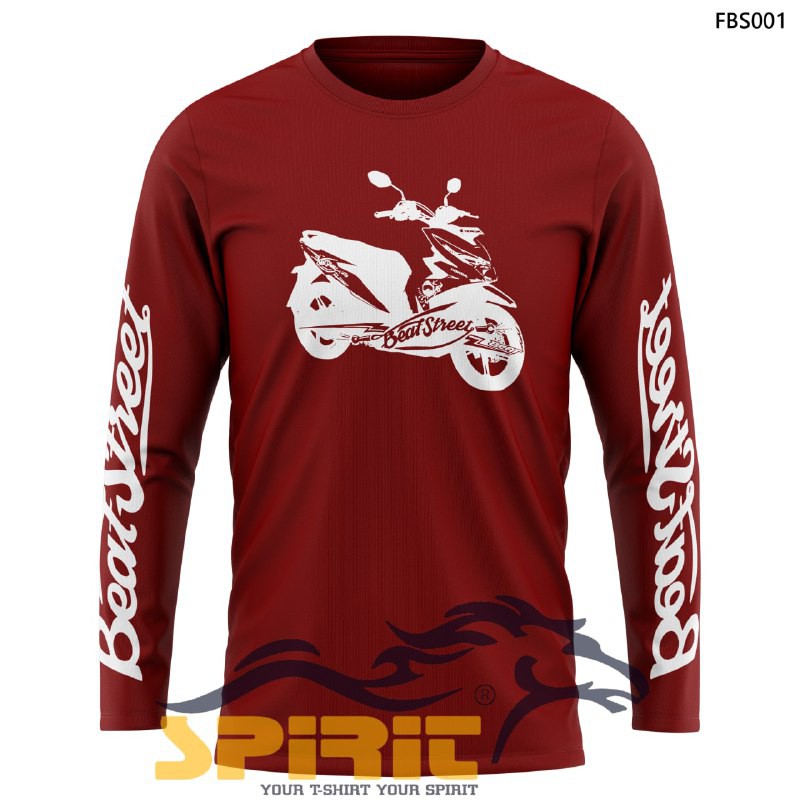 Jual Kaos Baju Motor Honda New Beat Street Otomotif Kaos Lengan Panjang ...