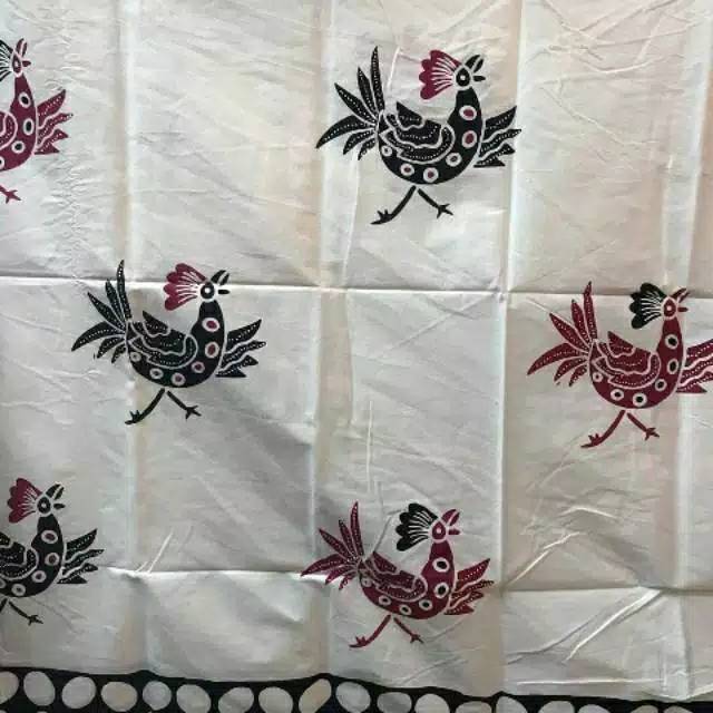 Jual Kain Batik Motif Ayam Bahan Batik Motif Hewan | Shopee Indonesia