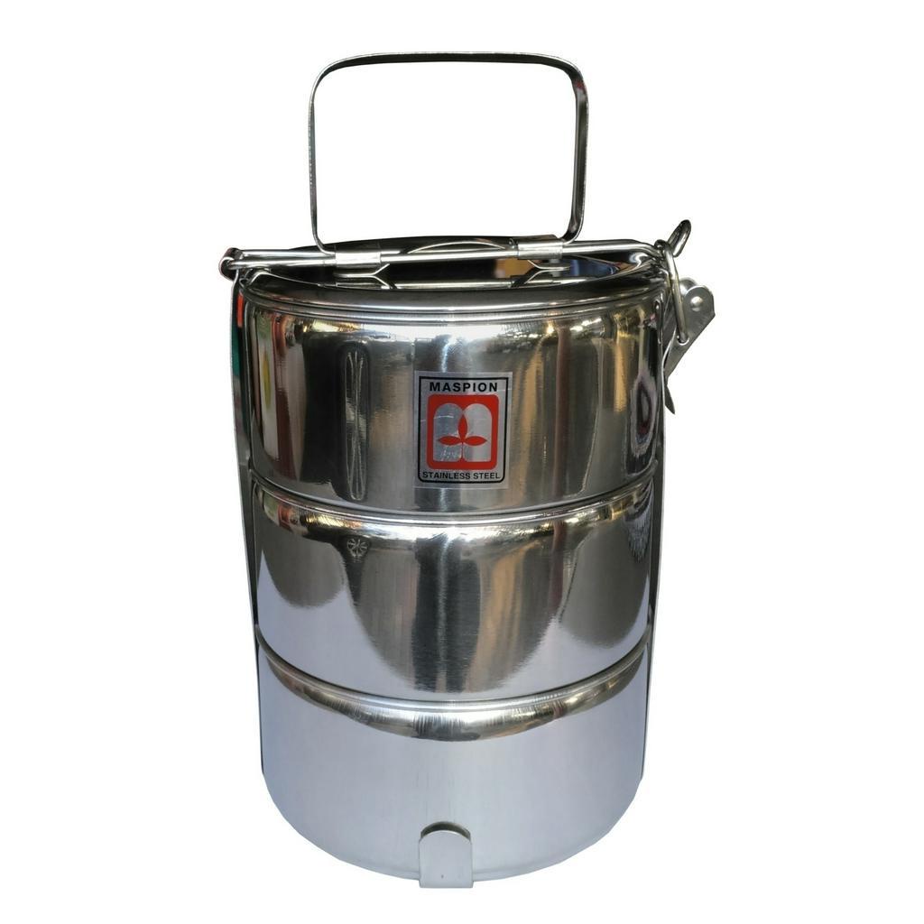 Jual Rantang Stainless Steel susun 3 Maxim Maspion Diameter 14 cm ...