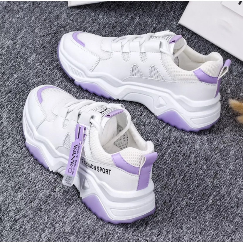 Jual Sepatu Wanita Sneakers Korean Wanwo Fashion Sport vol-02 | Shopee ...