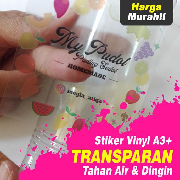 Jual [(BAYAR DITEMPAT) Cetak Stiker Label Produk / Kemasan Makanan di ...