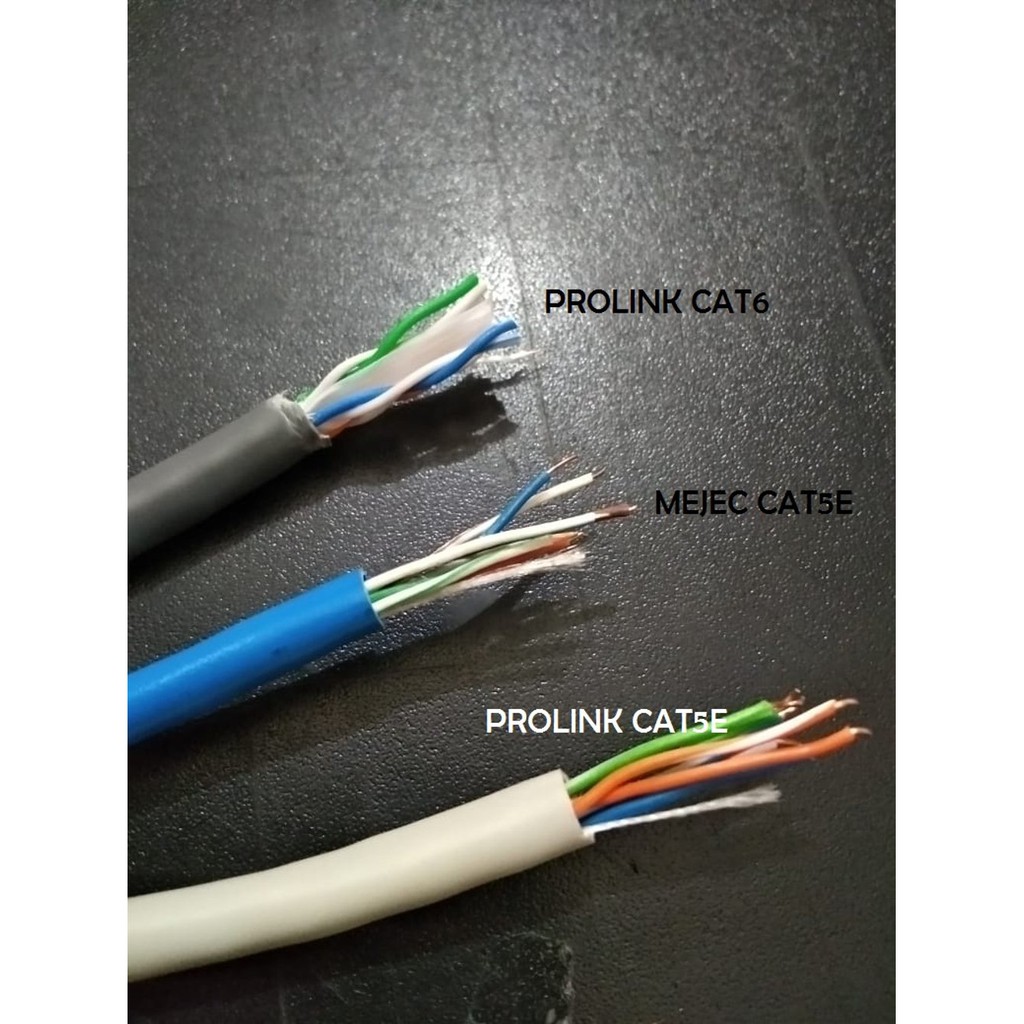 Jual Kabel UTP LAN Mejec per Meter Straigt dan Cross | Shopee Indonesia