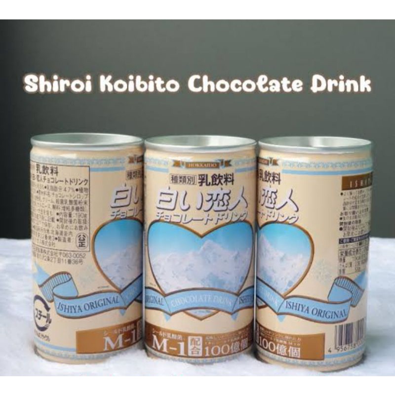 Jual SHIROI KOIBITO HOKKAIDO MILK ISHIYA ORIGINAL CHOCOLATE DRINK ...