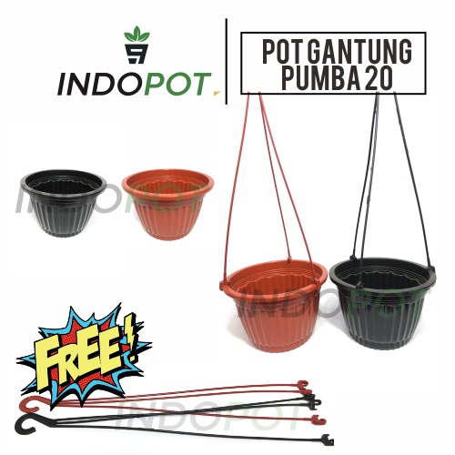 Jual Pot Gantung PUMBA 20 Pot gantung BEST SELLER Pot tanaman murah ...