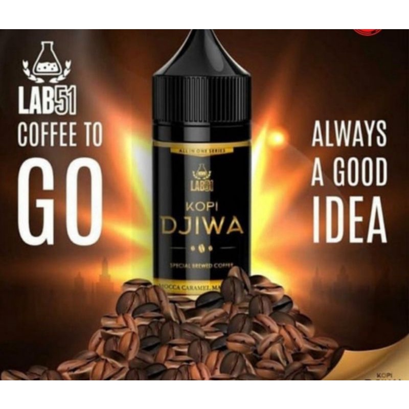 Jual LAB51 KOPI DJIWA COFFEE RUM & MOCCA 9MG 30ML | Shopee Indonesia