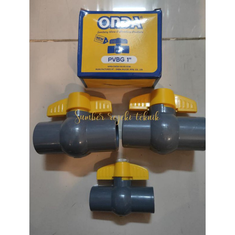 Jual Stop Kran PVBG Onda 1 inch | Shopee Indonesia