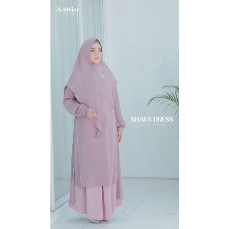 Jual Shafa Dress by Alhijaz ( SET KHIMAR) | Shopee Indonesia
