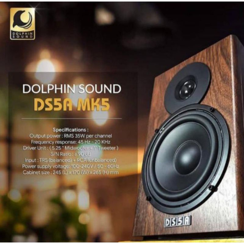 Jual DOLPHIN DS5A MK5 SPEAKER MONITOR TERLARIS GENERASI TERBARU NO ...