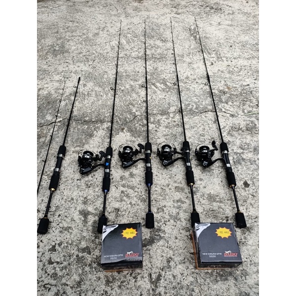 Jual SATU SET / SEPAKET JORAN PANCING MURAH UL ULT RALIGHT UDANG L ENTUR SAKURA 2-6LB MAX 3KG ...