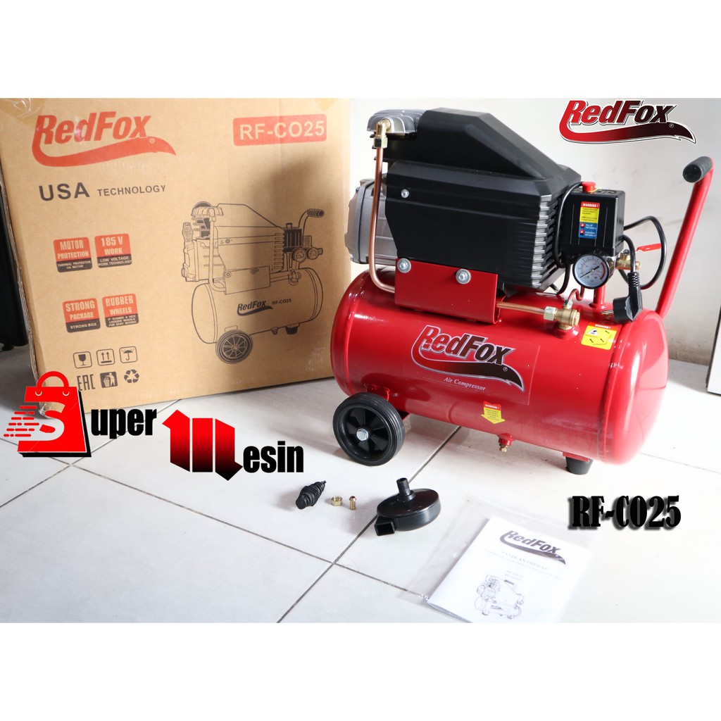 Jual MESIN COMPRESSOR OILLESS ANGIN 1 HP 25 LITER RF-CO25 | Shopee ...