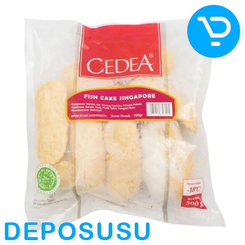 Jual CEDEA FISH CAKE SINGAPORE 500 GR (FROZEN FOOD) | Shopee Indonesia