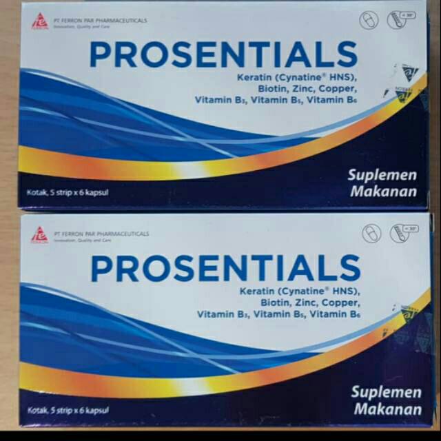 Jual PROSENTIAL VITAMIN RAMBUT DAN KULIT KUKU BOX Isi 30Caps | Shopee ...