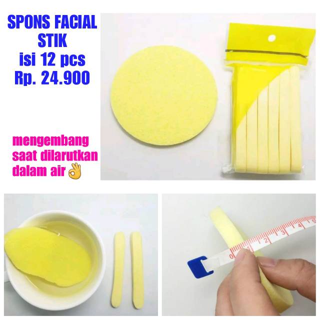 Jual Spons facial stik ( warna random ) | Shopee Indonesia