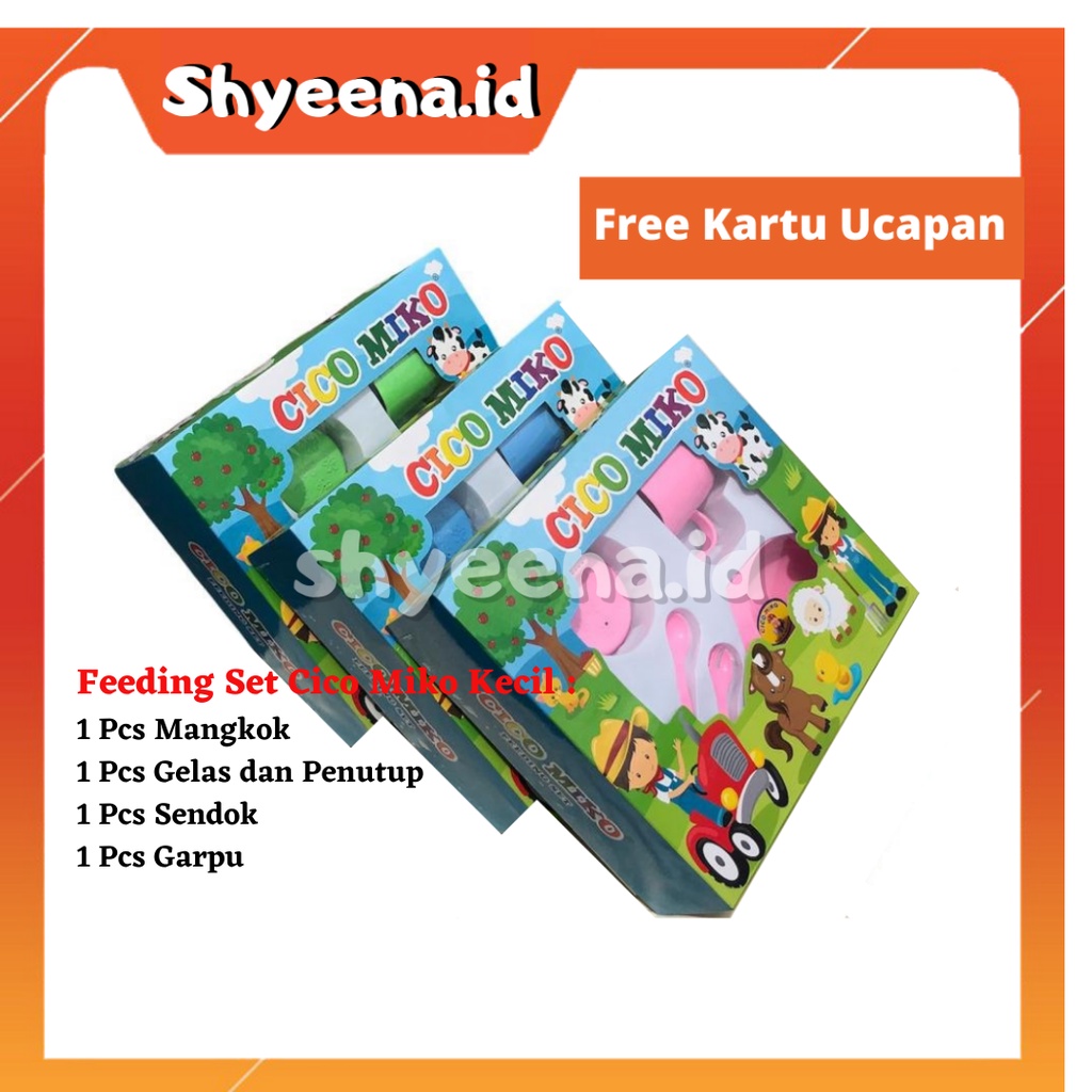Jual PROMO Feeding Set Baby Ciko Miko Ukuran Kecil / Tempat Makan Bayi ...