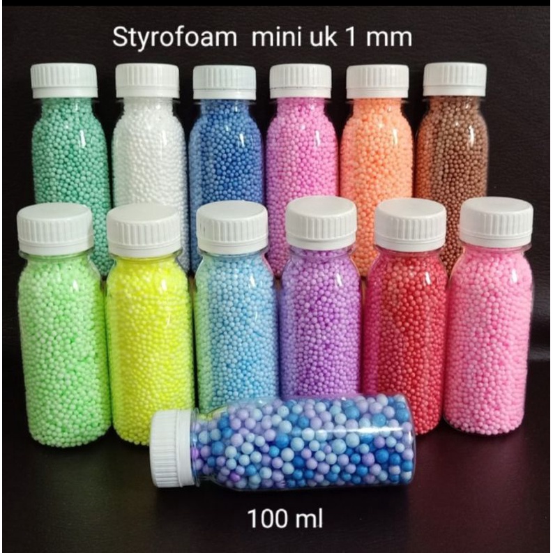 Jual styrofoam mini ukuran 1 mm warna - warni | Shopee Indonesia