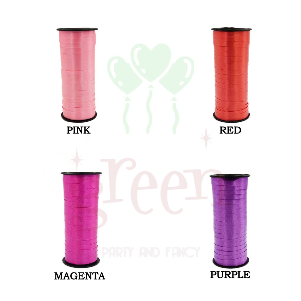 Jual Pita balon roll 91 meter Balloon ribbon Tali balon Pita kado Pita ...