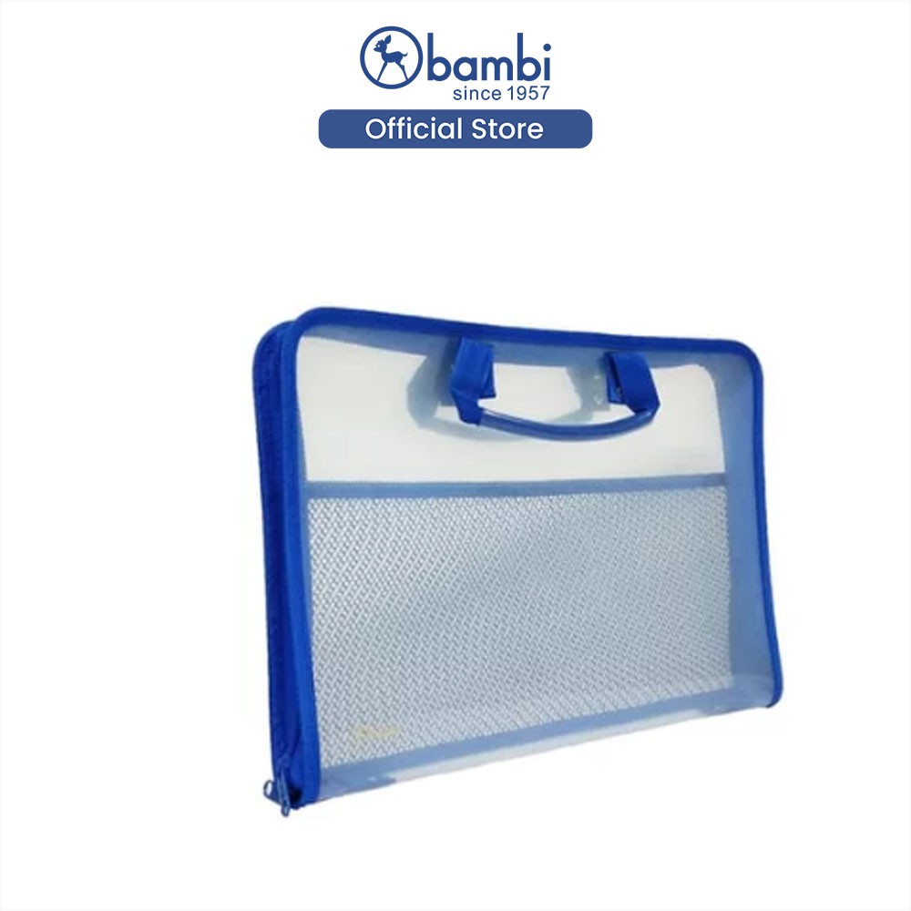 Jual Bambi Zipper Hand Bag 5821 Kertas Folio / Tas Berkas Jumbo / Map ...