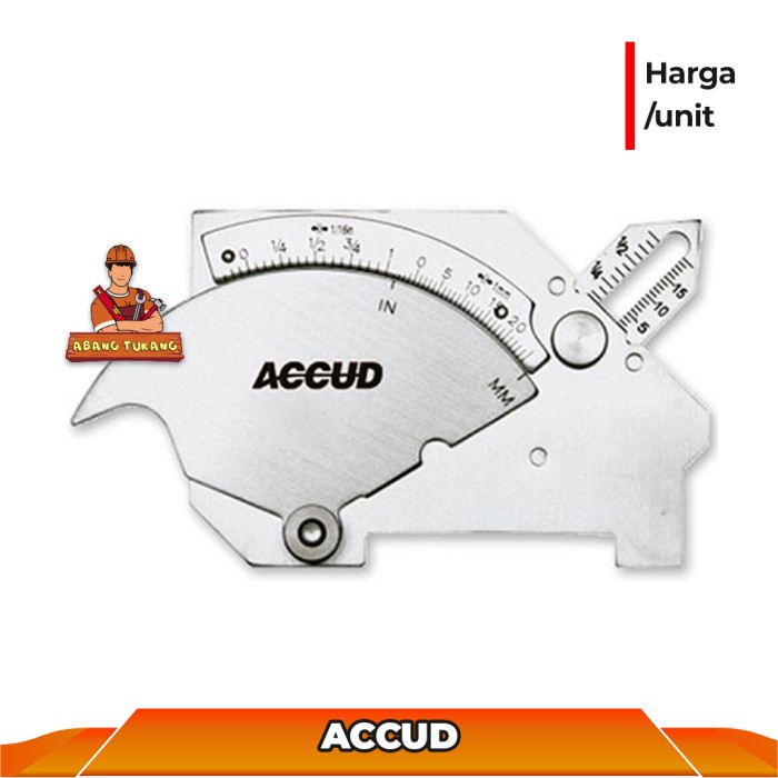 Jual Welding Gauge ACCUD Alat Ukur Ketebalan Las Inspection | Shopee Indonesia