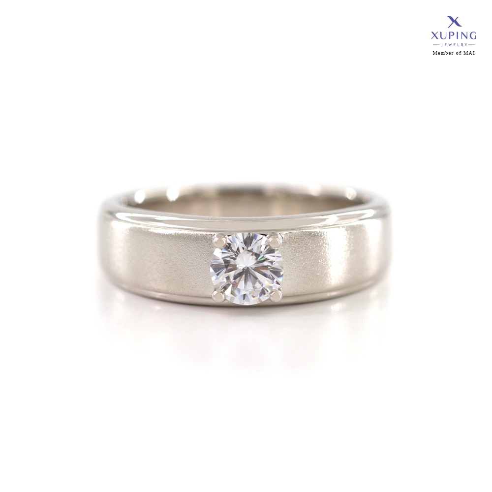 Jual Xuping Cincin Silver Wanita Mata 1 Motif Pasir 0122010300 | Shopee ...