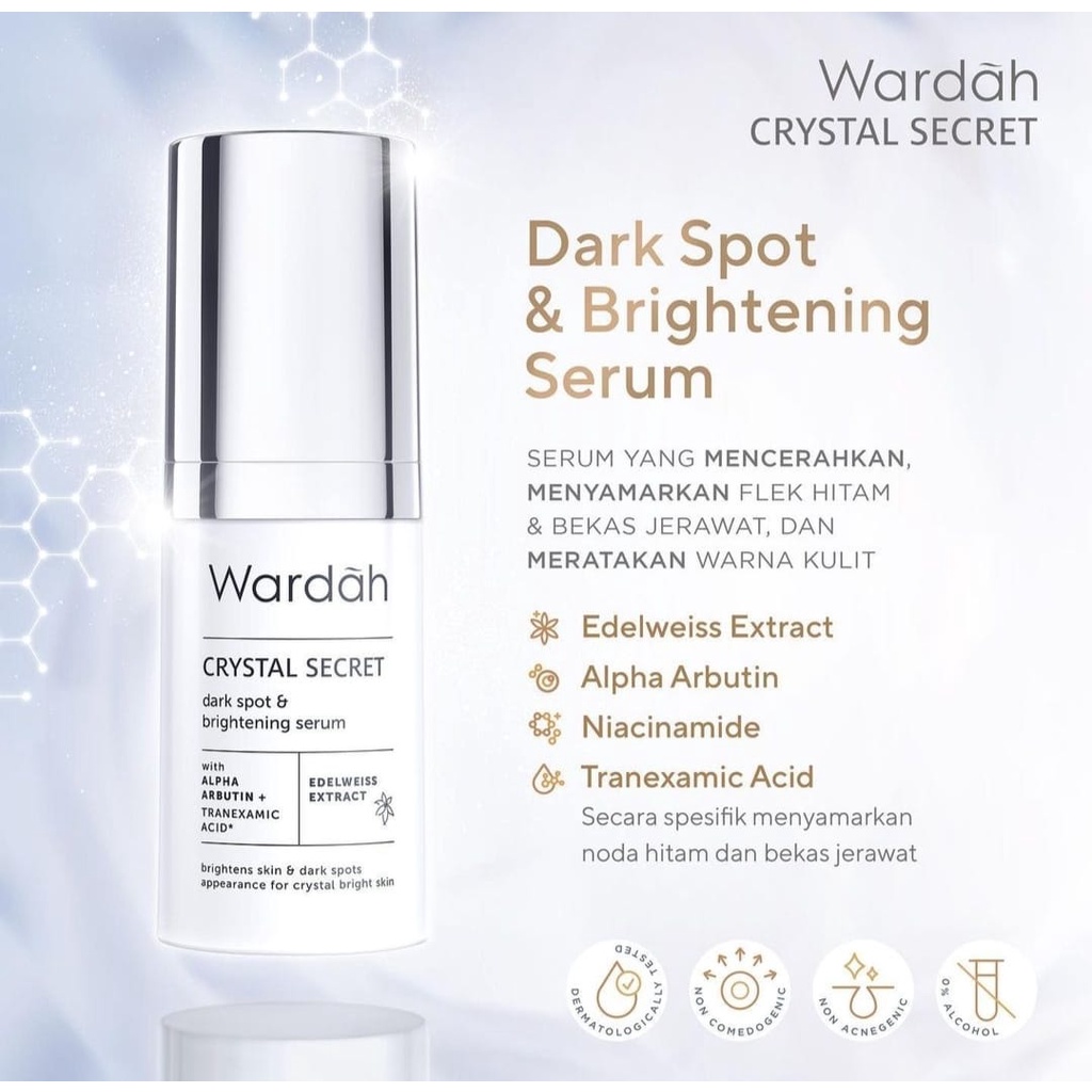 Jual Wardah Crystal Secret Dark Spot & Brightening Serum 20ml( WHITE ...