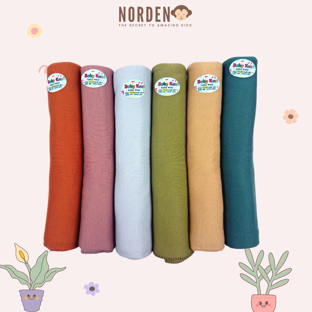 Jual [ND] Baby Ken Bedong Kaos Warna Polos Bayi 110X90cm (1 pac ...