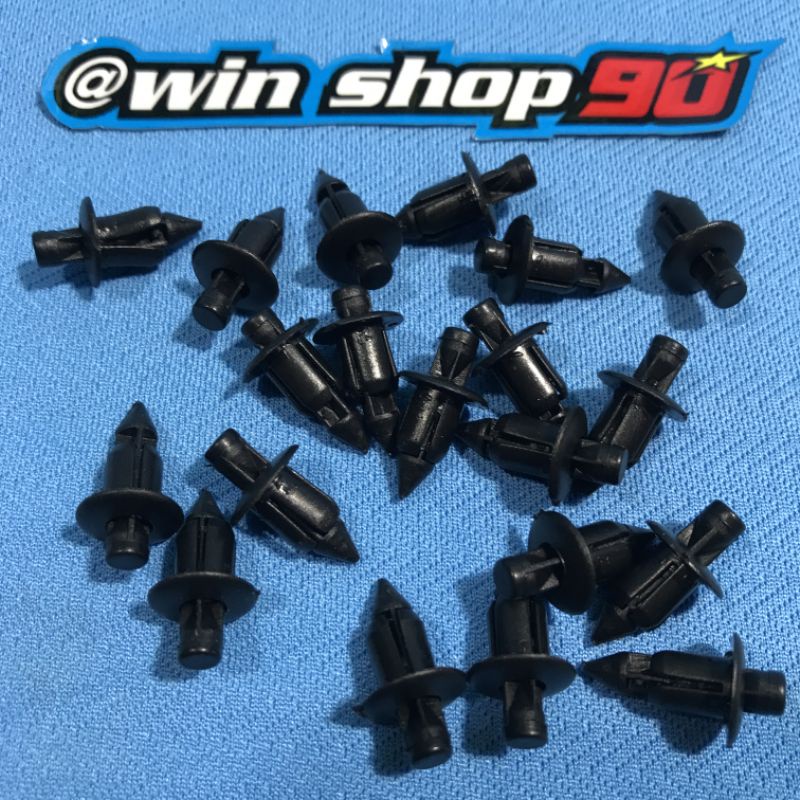 Jual Kancing klip plastik Klip Rivet Body motor isi 10 / 20 pcs ...