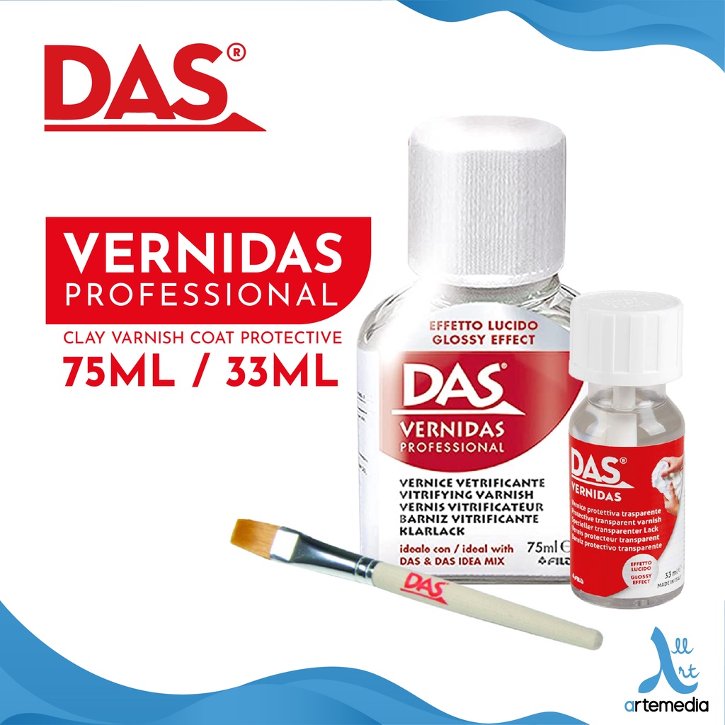 Jual DAS VerniDAS Professional Clay Varnish Coat Protective | Shopee ...