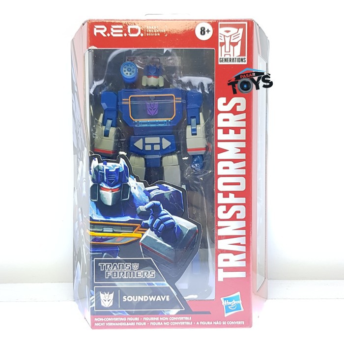 Jual Soundwave Transformers R.E.D. Series G1 RED Robot Enhanced Design ...