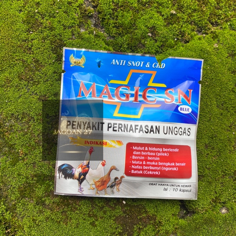 Jual MAGIC SN BIRU obat anti snot, crd dan pernapasan ayam | Shopee ...