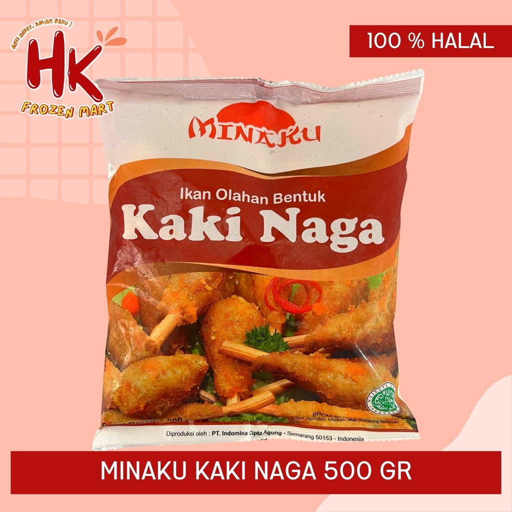 Jual Minaku Kaki Naga 500gr (pentol ikan nugget stik pentul ayam naget) HK Frozen Mart | Shopee ...