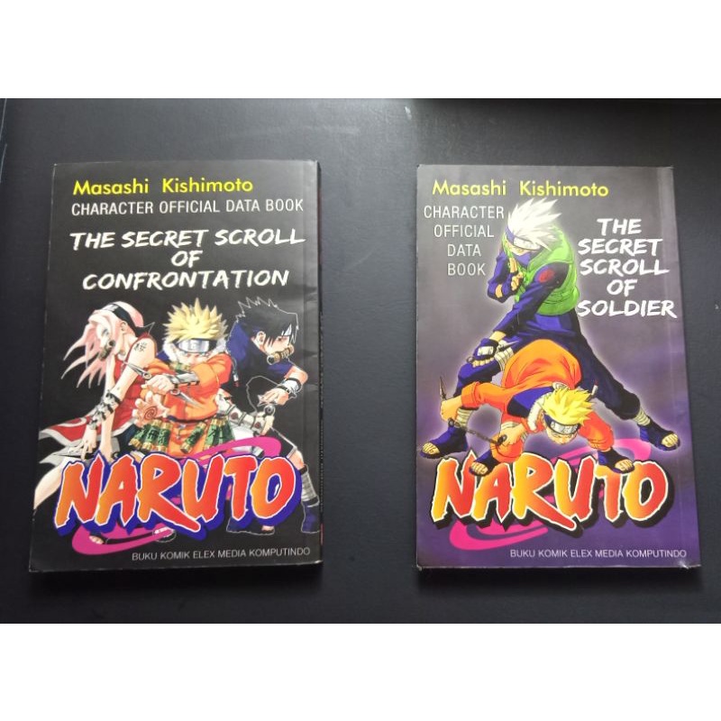 Jual Naruto Character Official Data Book The Secret Scroll of Soldier ...