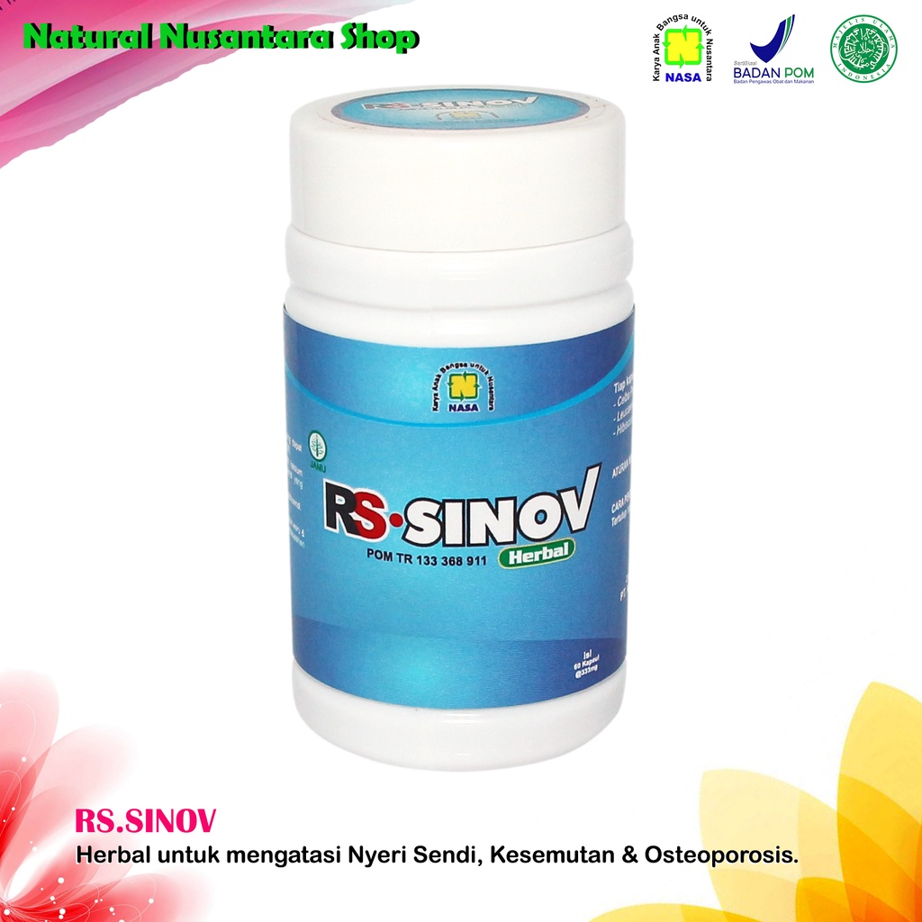 Jual HERBAL OBAT NYERI PERSENDIAN & OSTEOPOROSIS RS SINOV ORIGINAL ...