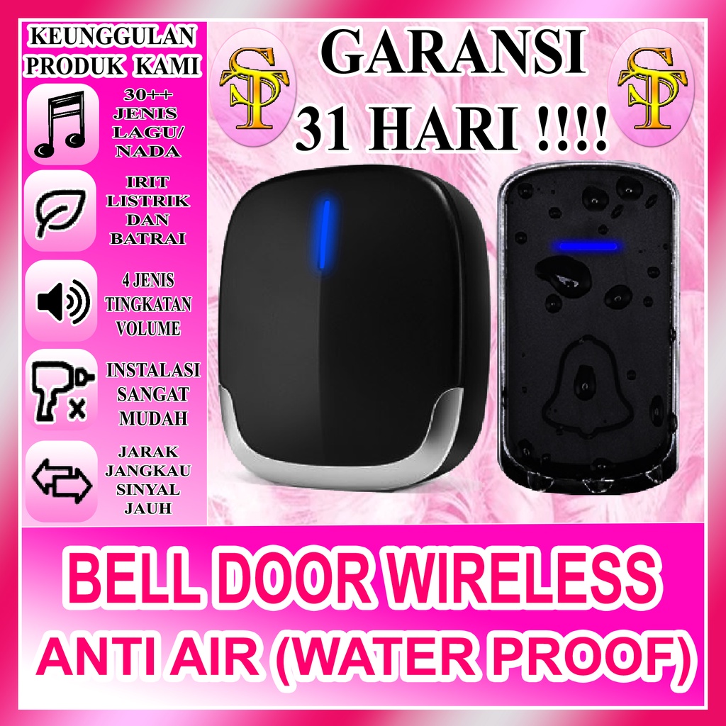 Jual BELL WIRELESS | BELL RUMAH WIRELESS | DOOR BELL| BELL PINTU RUMAH ...