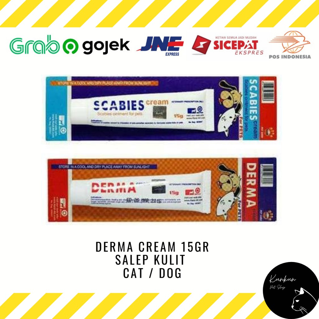 Jual DERMA CREAM 15GR - SALEP KULIT CAT / DOG (ACCESORIS) | Shopee ...