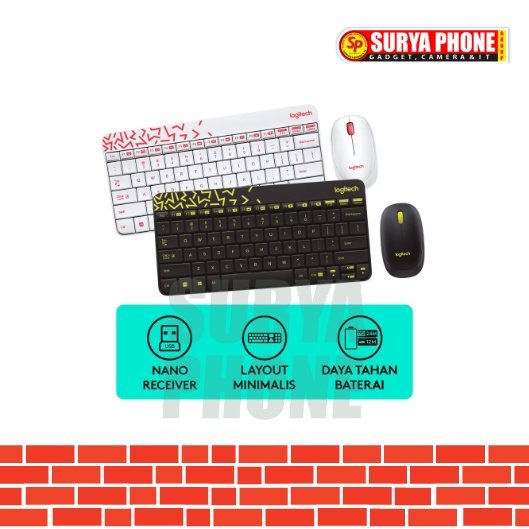 Jual Logitech MK240 Nano Wireless Combo Keyboard Mouse | Shopee Indonesia