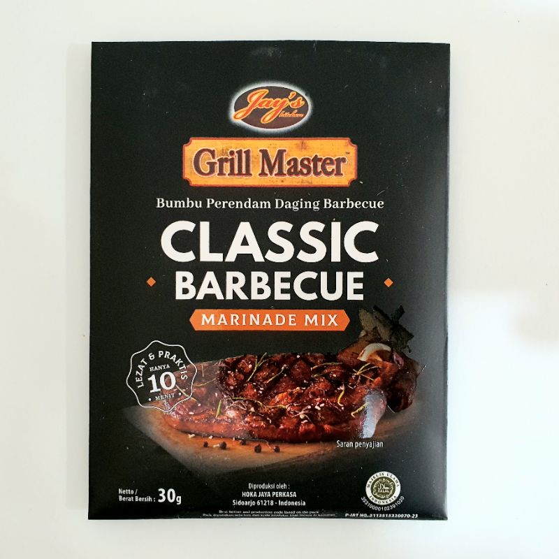 Jual Jays Grill Master Classic Barbeque 30g | Shopee Indonesia