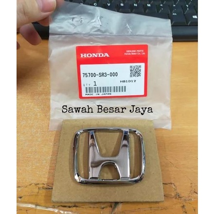 Jual Emblem Logo Lambang Huruf H Depan Honda Civic Genio Estilo SR3 SR4 ...