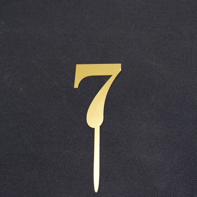 Jual TOPPER ANGKA POLOS TINGGI 15 CM / TOPPER USIA UMUR TAHUN BESAR ...