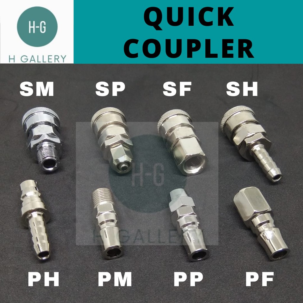 Jual QUICK COUPLER / NEPEL SELANG / AIR COUPLER KOPLER KONEKTOR ...