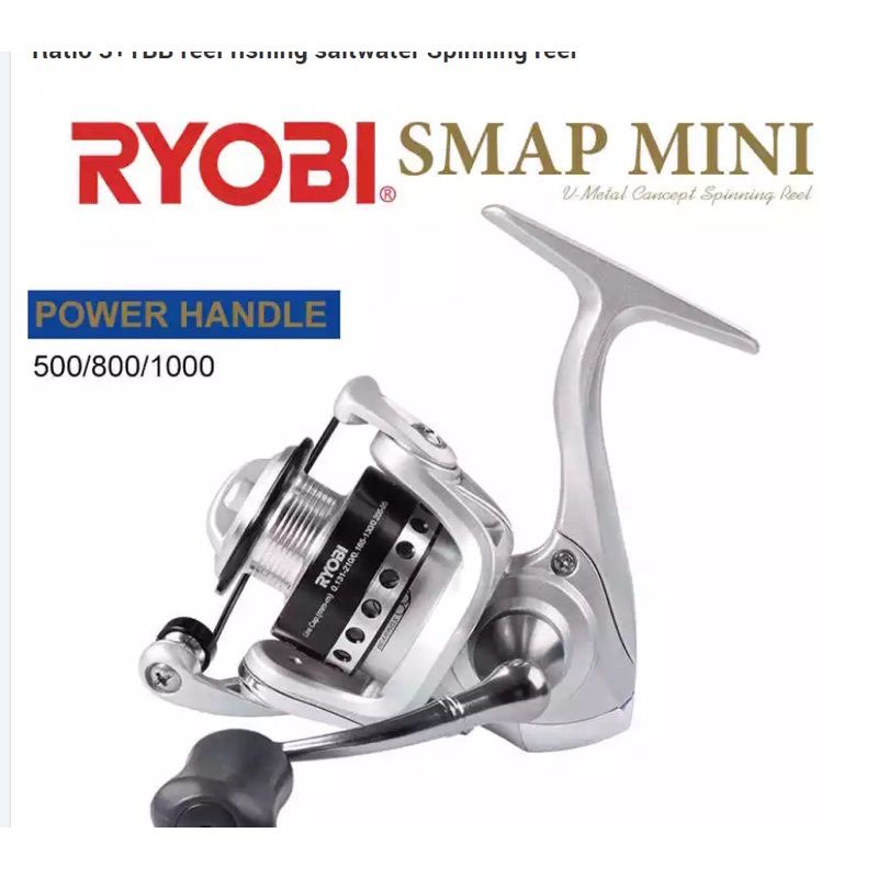 Jual REEL RYOBI SMAP MINI 1000 POWER HANDLE | Shopee Indonesia