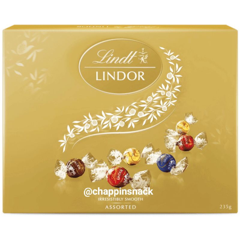 Jual Coklat lindt lindor chocolate assorted gift box gold emas cokelat ...
