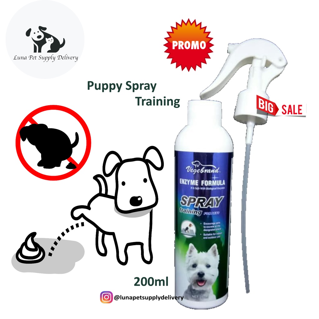 Jual Puppy Defecation Training Spray Pelatih Anjing Pup Pee Pipis Berak ...